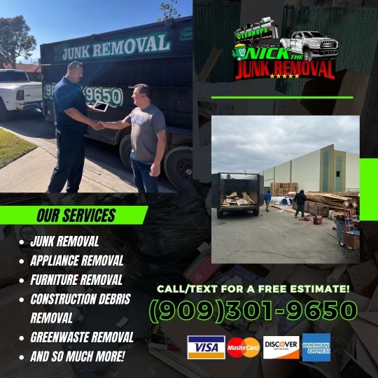 Nick The Junk Removal Inland Empire & Orange County