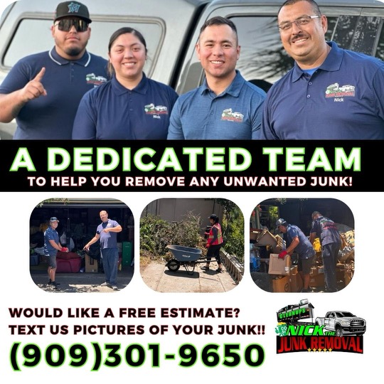 Nick The Junk Removal Inland Empire & Orange County
